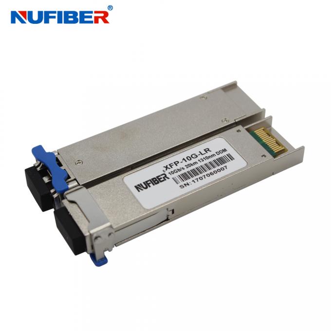 1550nm 40km Xfp Optical Transceiver , Duplex LC Single Mode Fiber Module