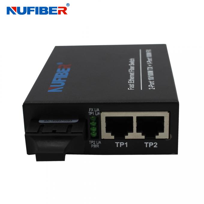 10/100M 2-port Rj45 and 1 fiber port Single-Mode 1310nm dual fiber FC ...