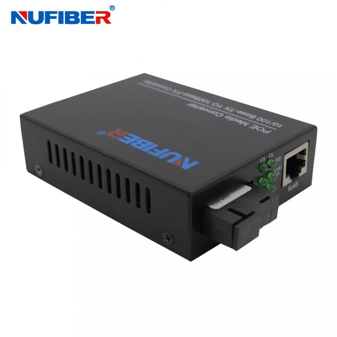 Industrial Poe Media Converter Duplex Single Mode 1310nm 20km SC ...