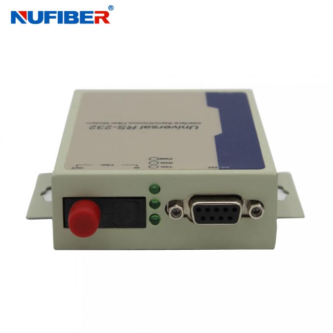 Nufiber Rs232 To Optical Converter , Serial To Fiber Media Converter
