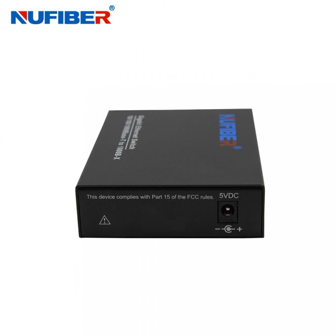 2port Gigabit Ethernet Network Switch With Fiber Ports Small Power ...
