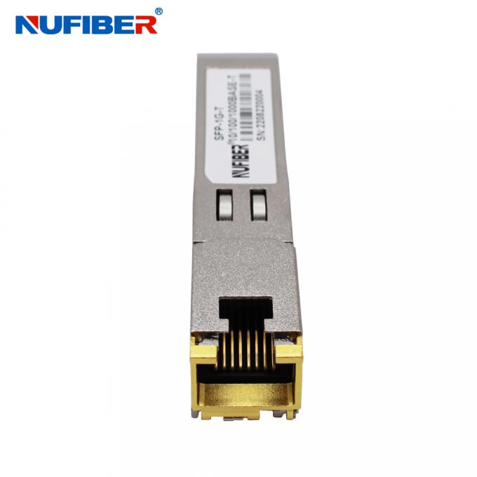 1000BASE-T RJ45 SFP Gigabit Ethernet Module 100m Compatible With Cisco