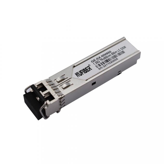 Dual Fiber Multimode SFP Optical 1.25G MMF 850nm 550m Transceiver Module