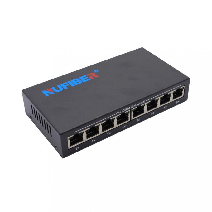 8 UTP Port 10/100/1000Mpbs RJ45 Gigabit Ethernet Switch DC5-12V