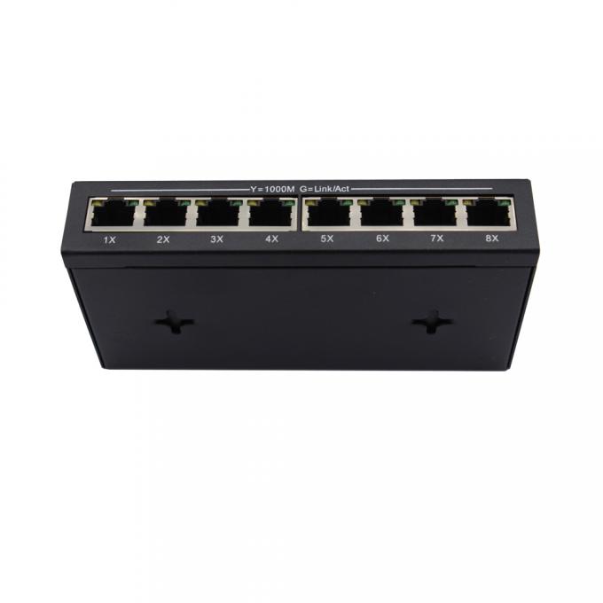 8 UTP Port 10/100/1000Mpbs RJ45 Gigabit Ethernet Switch DC5-12V