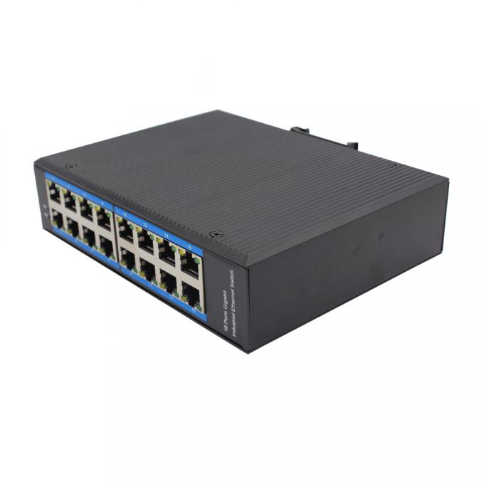16*1000Mbps UTP RJ45 Unmanaged Industrial Switch Din Rail Type