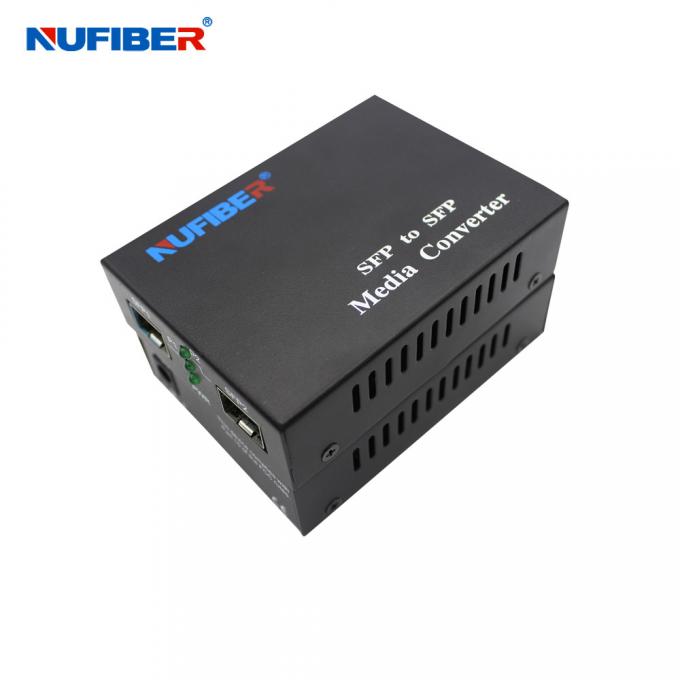 Fiber Media Converter Single Mode to Multimode 1310nm to 850nm SFP to ...