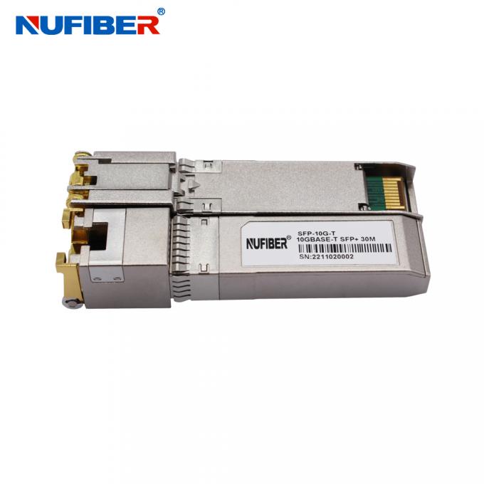 Factory Suppply 10Gbps SFP+ RJ45 Copper Electrical Transceiver 10Gbase ...