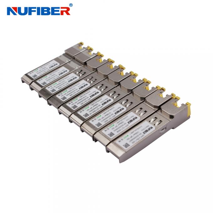 Factory Suppply 10Gbps SFP+ RJ45 Copper Electrical Transceiver 10Gbase ...