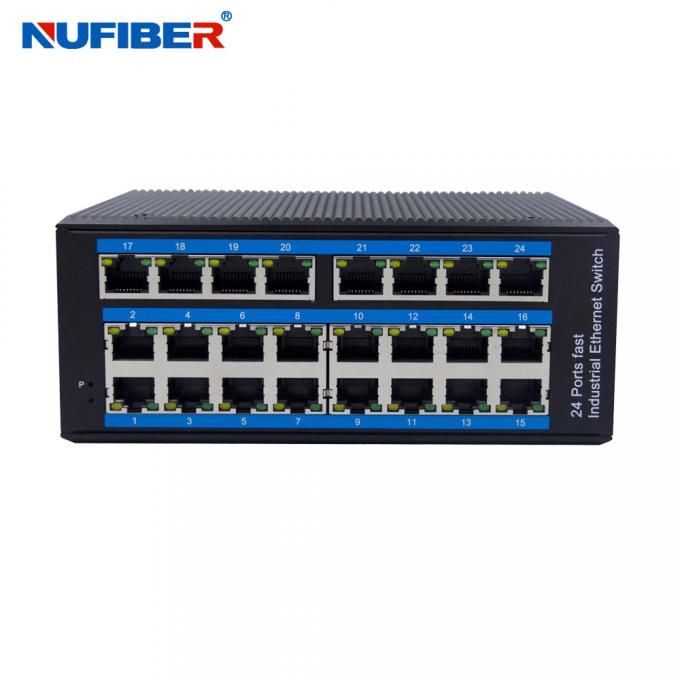 Unmanaged Gigabit Industrial Ethernet Switch 24 10/100/1000Mbps UTP ...