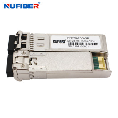 SFP28 25G Optical Transceiver Module Multimode Duplex LC 850nm 100M