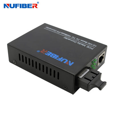 OEM POE Media Converter 10/100M POE RJ45 to Fiber Extender IEEE802.3af ...