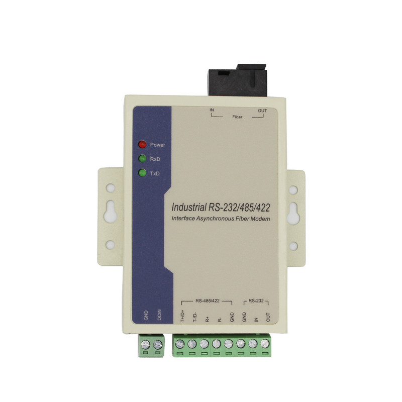 Serial to Fiber Optical Converter RS422/RS232/RS485 to Fiber Extender ...