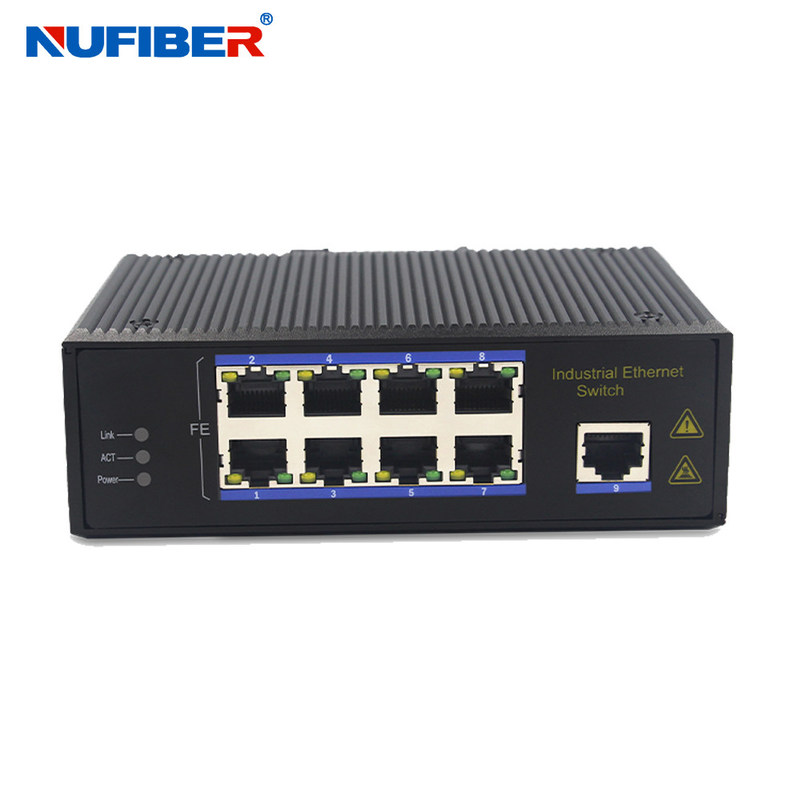 10/100M 9 Ports Ethernet Switch Fast 10/100M 9 RJ45 Slot Media ...