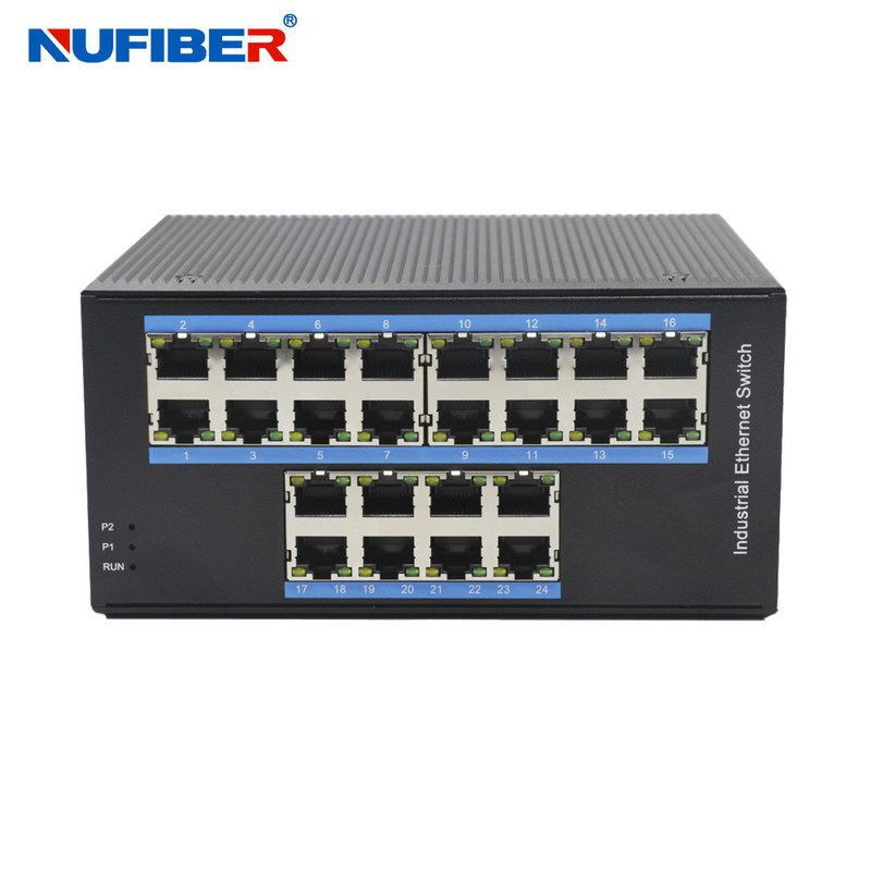 Unmanaged Gigabit Industrial Ethernet Switch 24 10/100/1000Mbps UTP ...