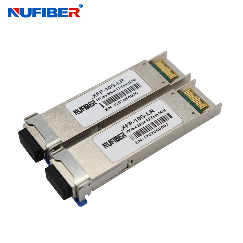 1550nm 10G XFP ER 40km DDM , SM Duplex LC XFP Transceiver Module