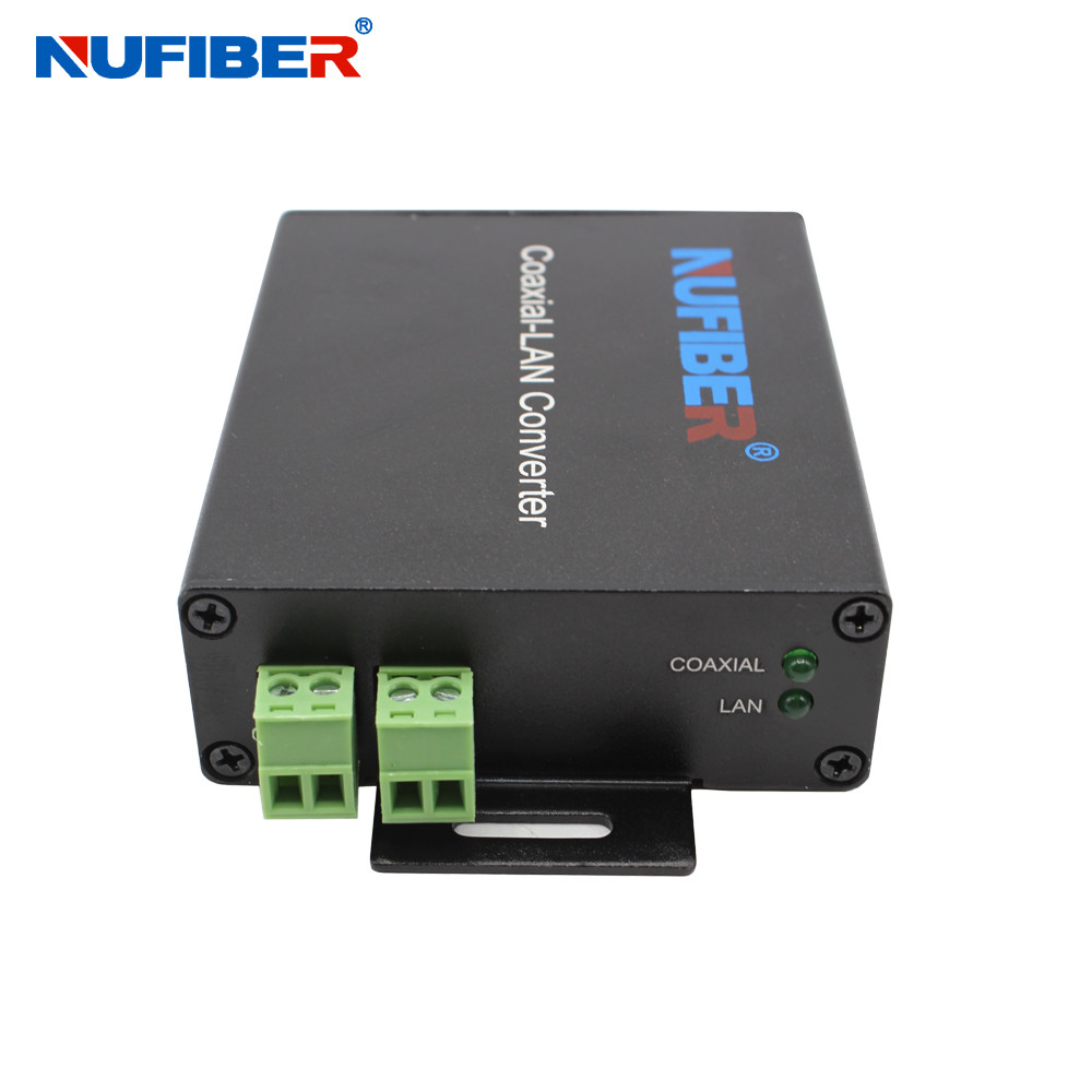 CCTV IP Camera 2 Wire Lan Media Converter , Rj45 To Twisted Pair ...