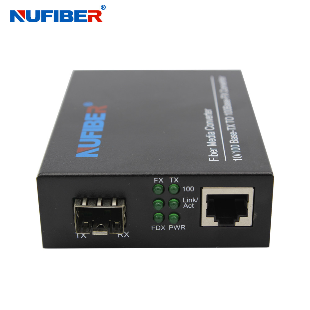 10/100M SFP to RJ45 Media Converter SFP to UTP Port 100M Optical ...