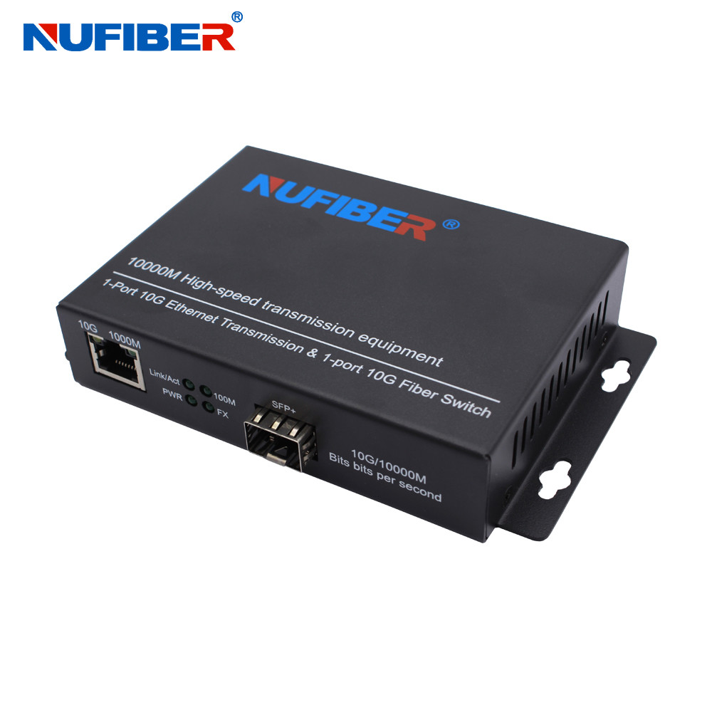 OEM SFP+ to UTP Optical Media Converter 10G SFP+ to RJ45 Port Fiber ...