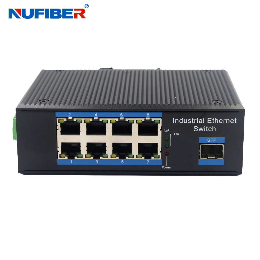 Unmanaged Industrial Ethernet Switch with 8 Port 10/100/1000M RJ45 and ...