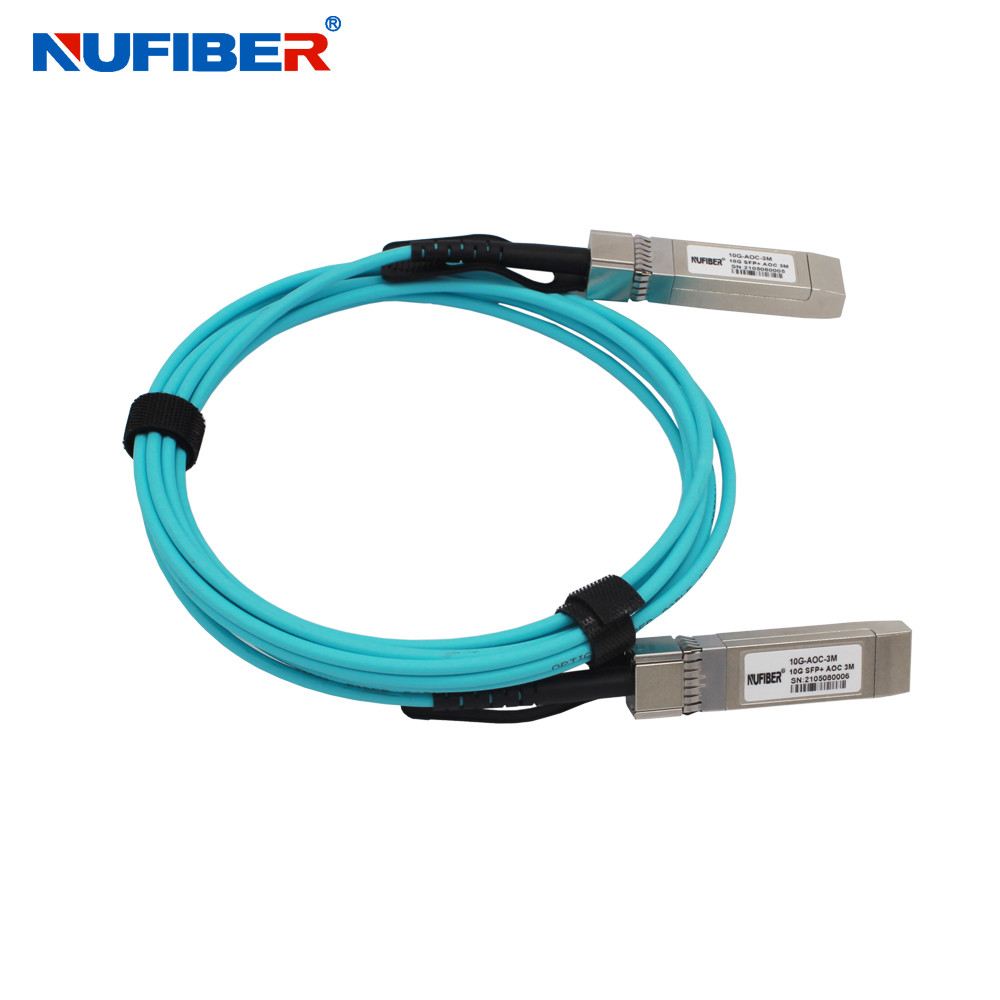 10G-AOC-xM Cisco Compatible Sfp 10g Active Cable Jumper 5m 7m Hot Pluggable