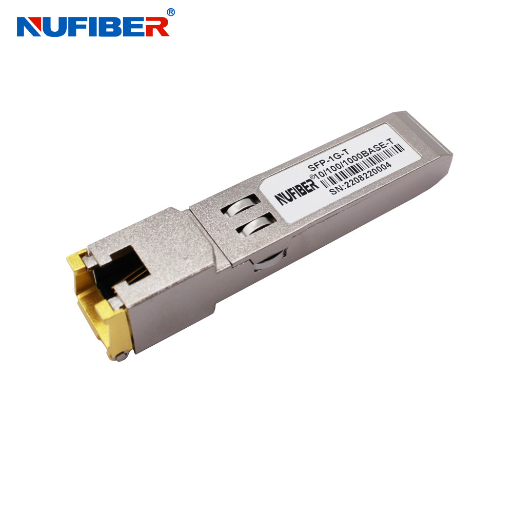 Gigabit Copper RJ45 SFP Module Transceiver 10/100/1000Mbps UTP Cable ...