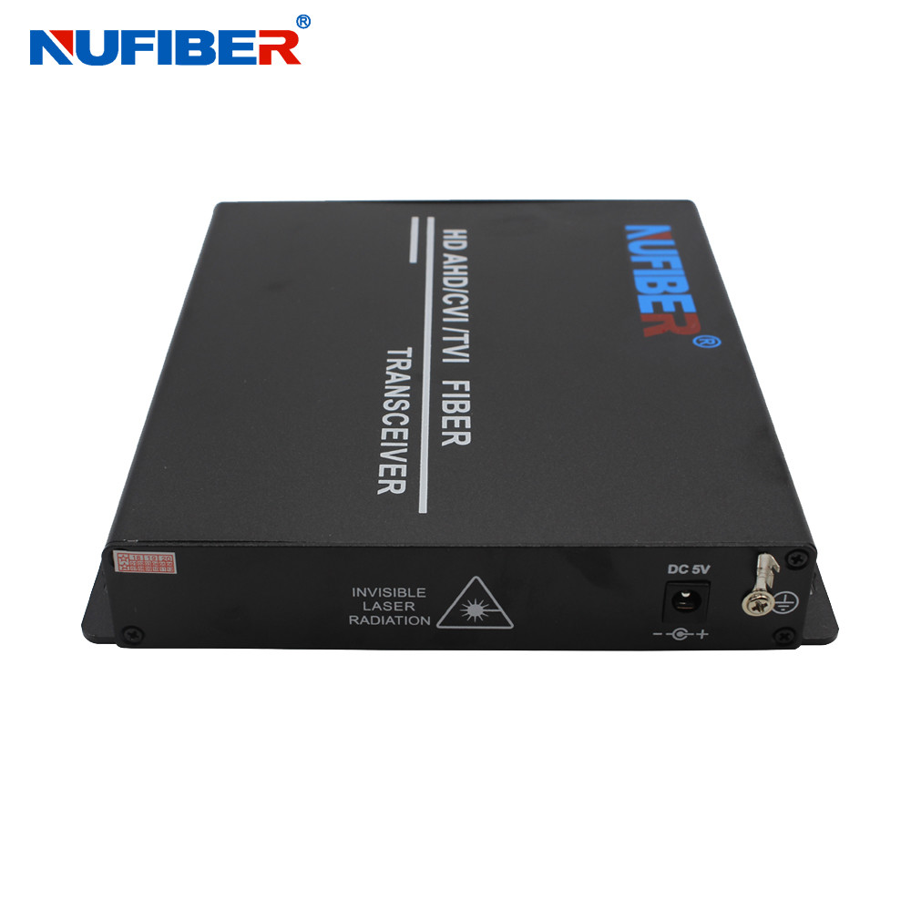 NUFIBER 2BNC Fiber Video Transceiver Single mode Simplex HD 20km Fiber ...