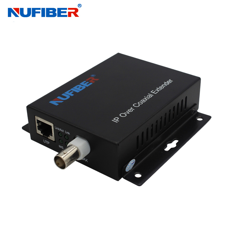 DC12V 1A Coaxial RJ45 To BNC Converter For IPTV Ethernet over Coaxial ...