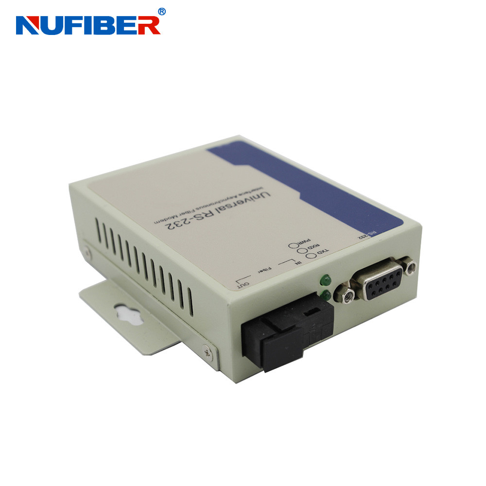 Simplex SM 1310nm 1550nm 20KM SC RS232 To Fiber Converter