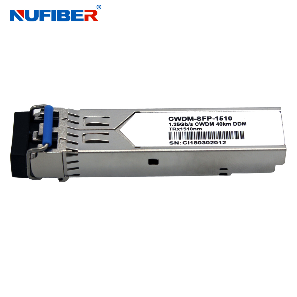 CWDM 1.25G SFP Transceiver 160km 1470nm 1610nm Duplex Sfp Lc Module