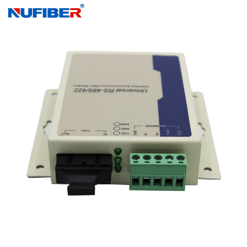 MM 1310nm Duplex Rs485 To Optical Converter , Optical Fiber Modem