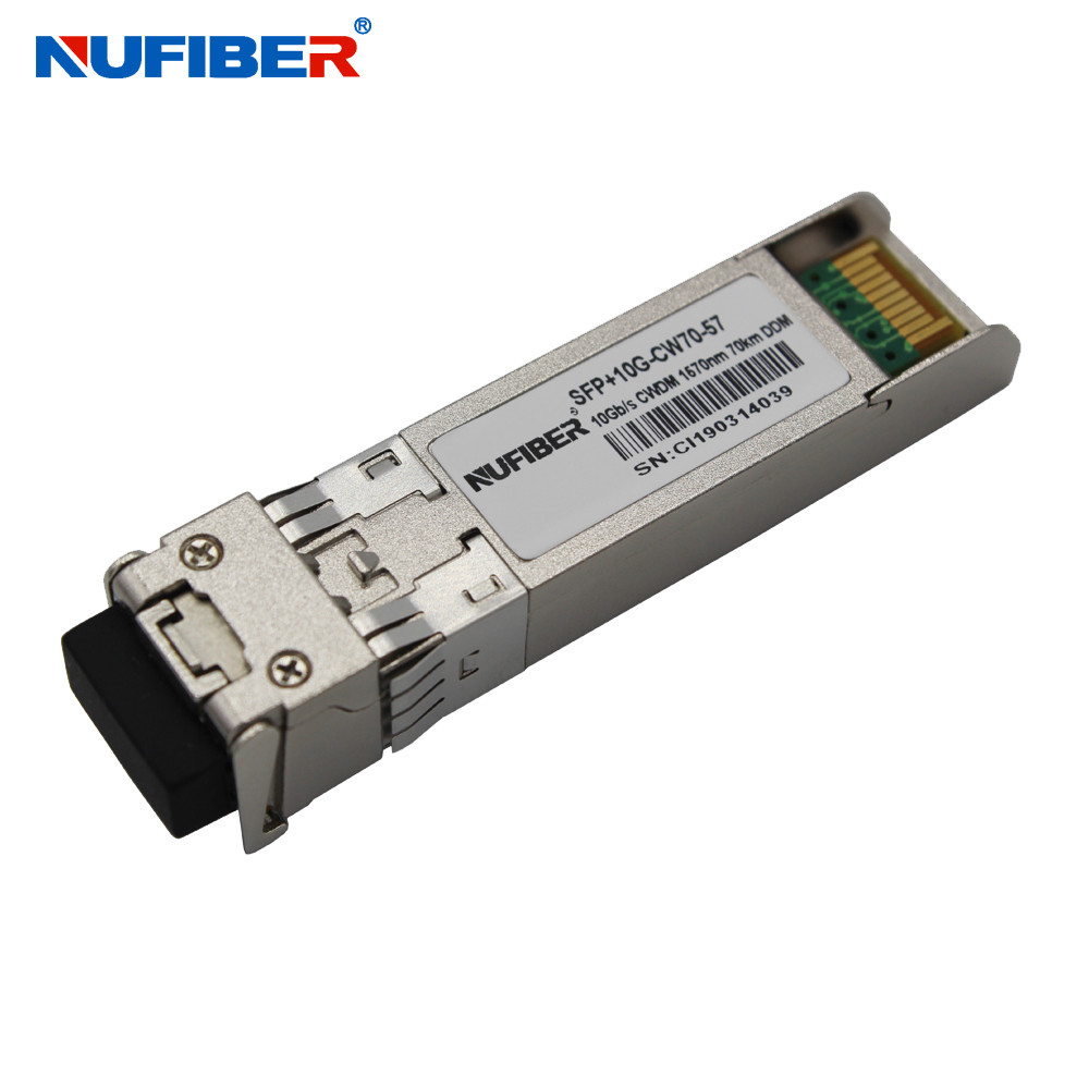 10km 10gbe Sfp+ Transceiver Module Single Mode Duplex LC Connector