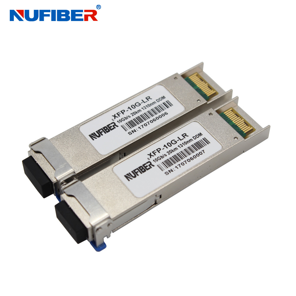 1550nm 10G XFP ER 40km DDM , SM Duplex LC XFP Transceiver Module