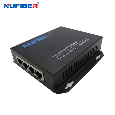 100M 4 Port Ethernet Switch 1310nm 20km Optical Ethernet Switch for ...