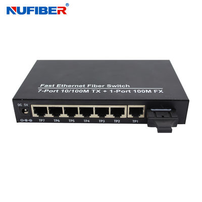 TX To FX 100Mbps Fiber Ethernet Switch Multi mode Dual fiber Store And ...