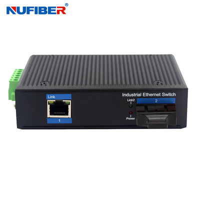 NUFIBER Din Rail 10/100/1000M Fiber To UTP Converter 24V Unmanaged ...