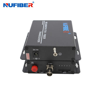 Iron Case Fiber Video Converter , 1BNC Video audio data coax Optical ...