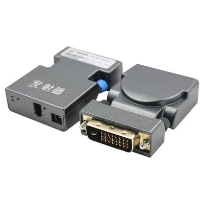 NUFIBER SM 1xLC Optical Dvi Extender 1000m Low RFI Low EMI FCC Approved ...
