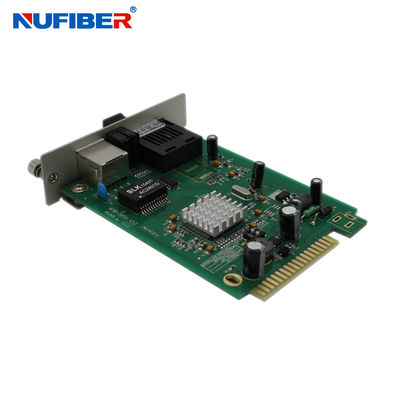 10 100 1000Mbps Fiber Media Converter Multimode TX to FX with LED ...