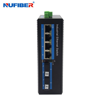 Single Mode 1310nm Ethernet Fiber Switch 4 Port Fiber Media Converter