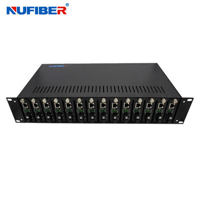 Fiber Media Converter Chassis Accessories 19''2U 14slots Media ...