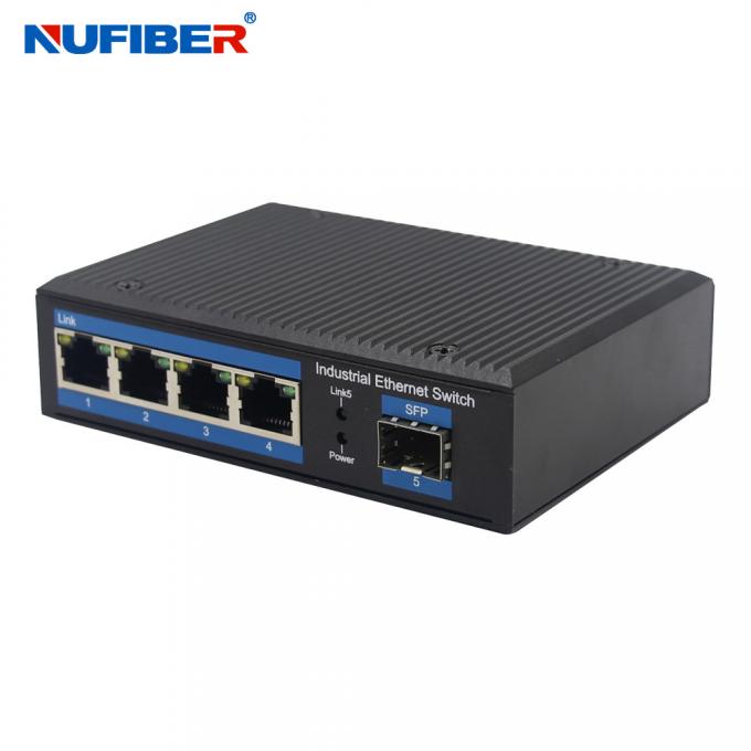 NF514G-SFP Sfp Slot 4 Port Unmanaged Ethernet Switch Redundant Power ...