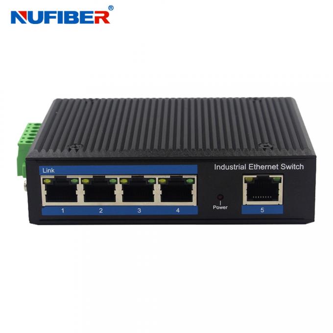 4 Port 10 / 100 / 1000base-Tx Industrial Ethernet Switch 1 Port 1000base-Fx