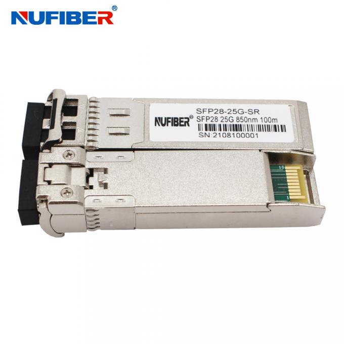 SFP28 25G Optical Transceiver Module Multimode Duplex LC 850nm 100M